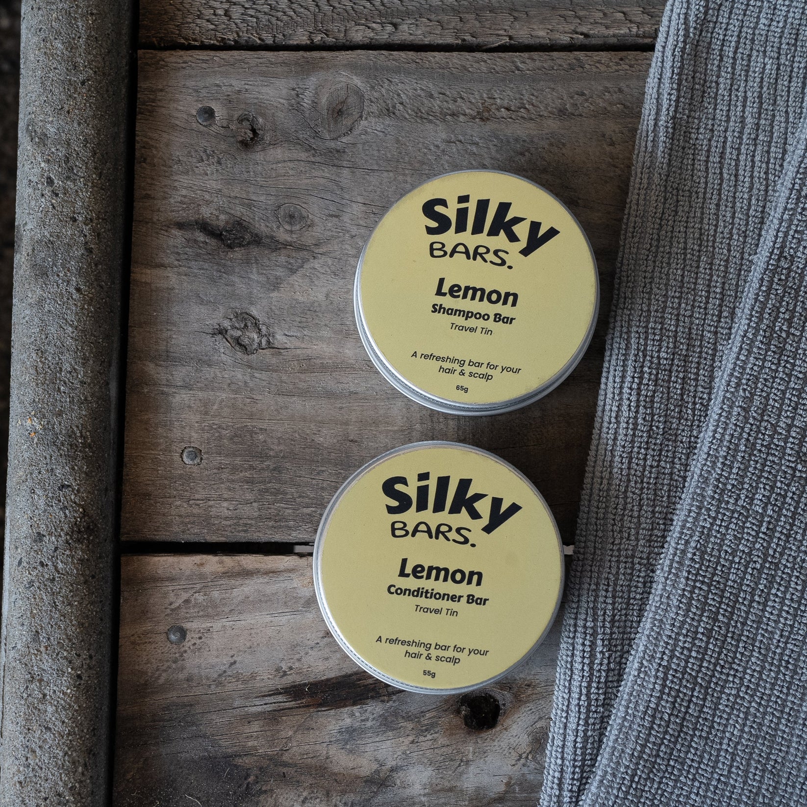 Lemon Shampoo & Conditioner Hair Care Bundle – Silky Bars
